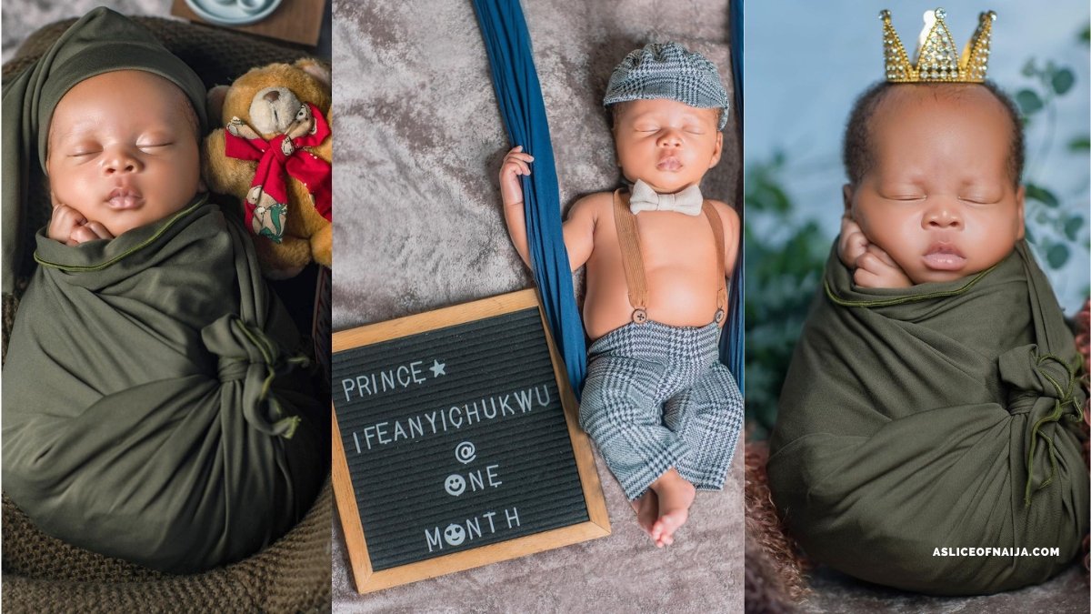 Uche Ogbodo Shares Adorable Pictures of Baby Xavier - A Slice Of Naija